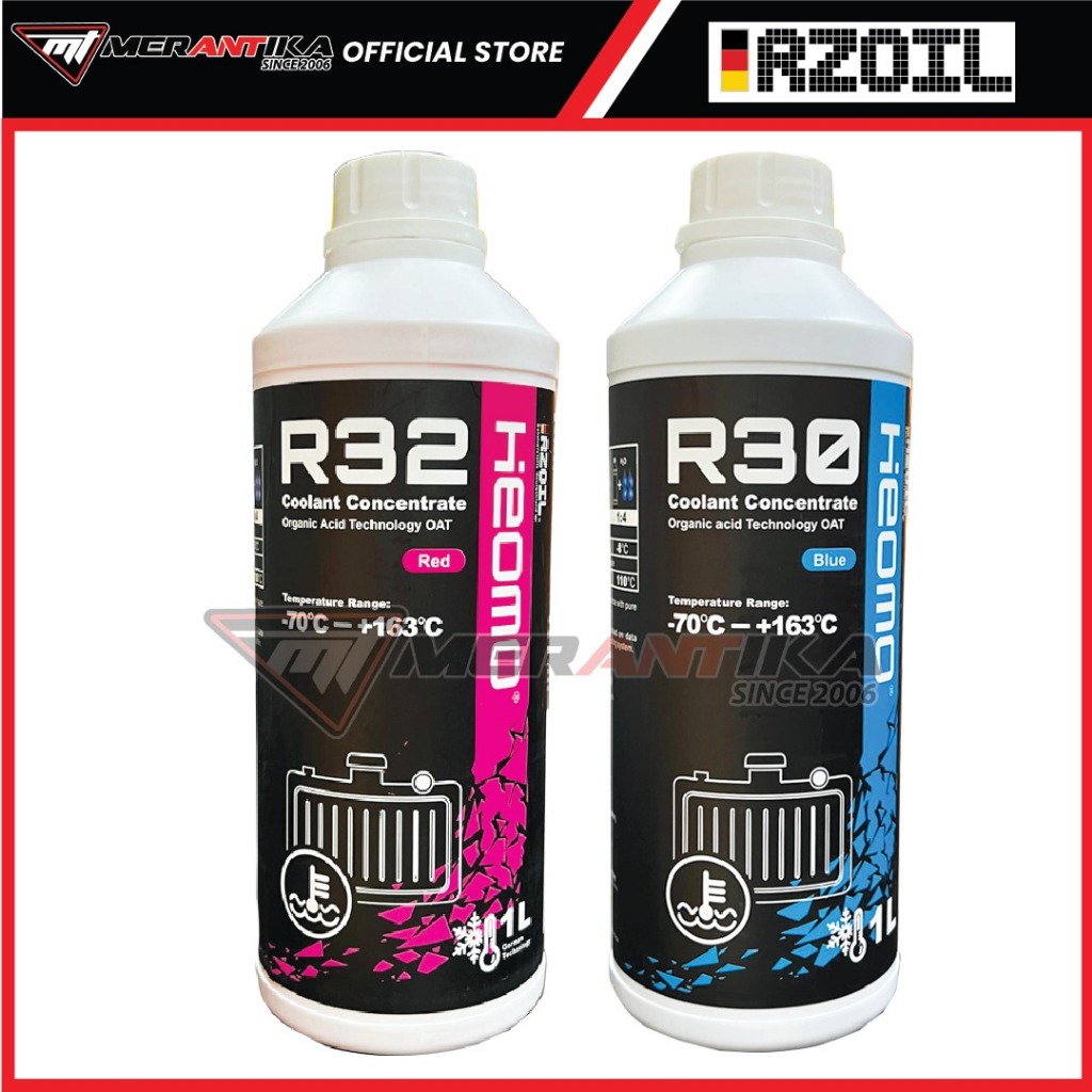 MERANTIKA | RZ OIL HEOMO R32 Red/R30 Blue Coolant Concentrate 1L ...