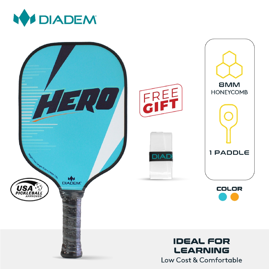 DIADEM HERO PICKLEBALL PADDLE - USAP CERTIFIED / DIADEM HERO PEDAL PICKLEBALL | Shopee Malaysia