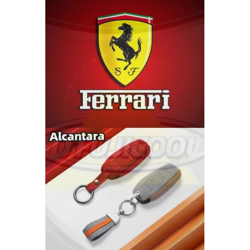 Ferrari 488 458 812 F8 SF90 Roma Decorative Alcantara Key Cover ...
