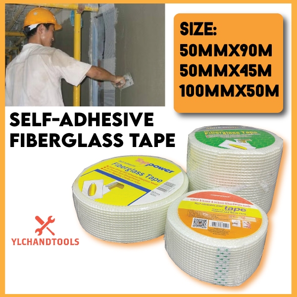 Fiberglass Mesh Tape Drywall Joint Tape Self Adhesive Partition Tape ...