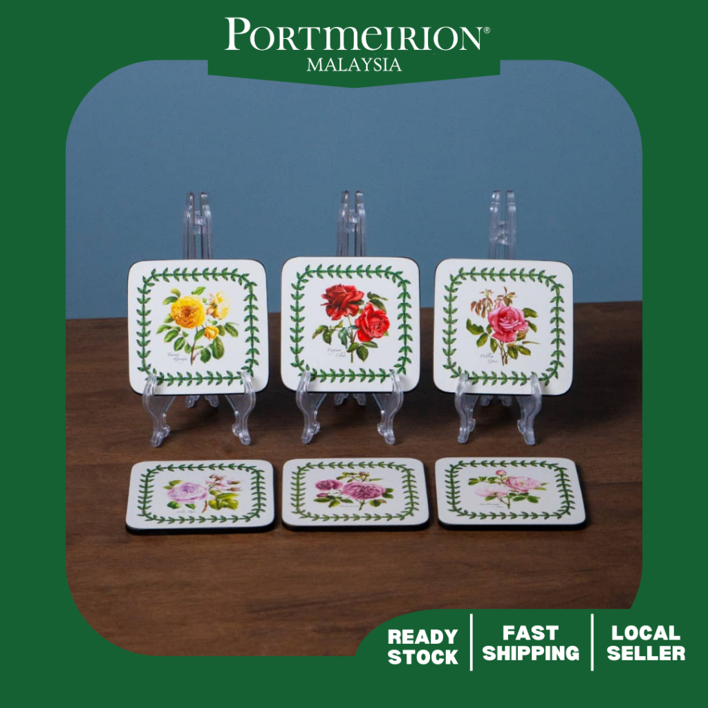 Pimpernel Botanic Roses Coasters Set of 6 (CHN) | Shopee Malaysia