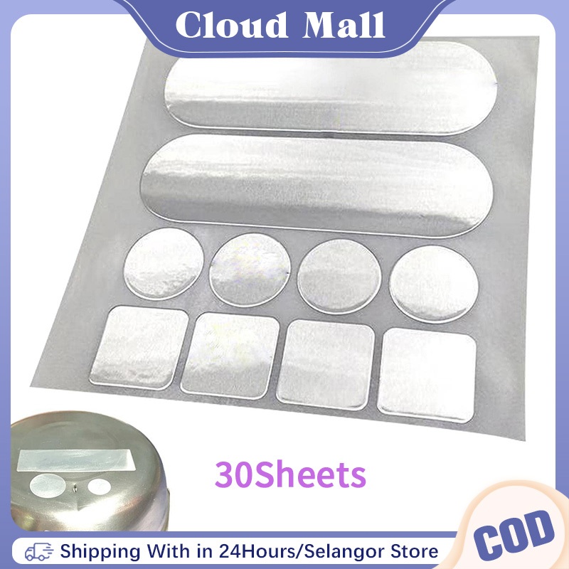 30 Sheet Repair Pot Patches Sticker Stainless Steel Pot Waterproof ...