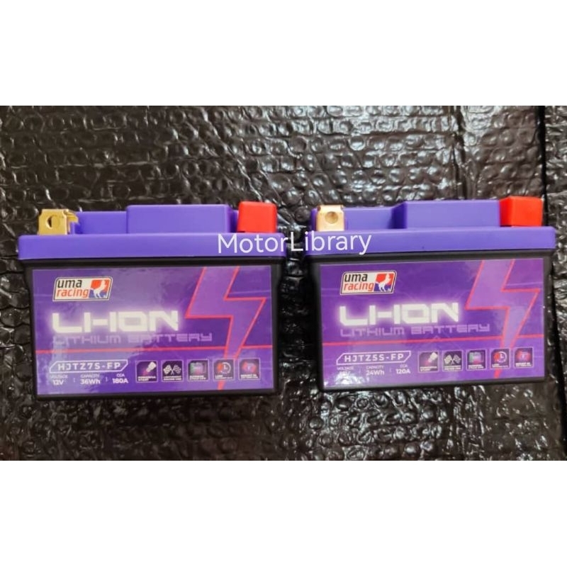UMA Racing & RCB Lithium Battery S Series HJTZ5S 12V 24WH / HJTZ7S 12V ...