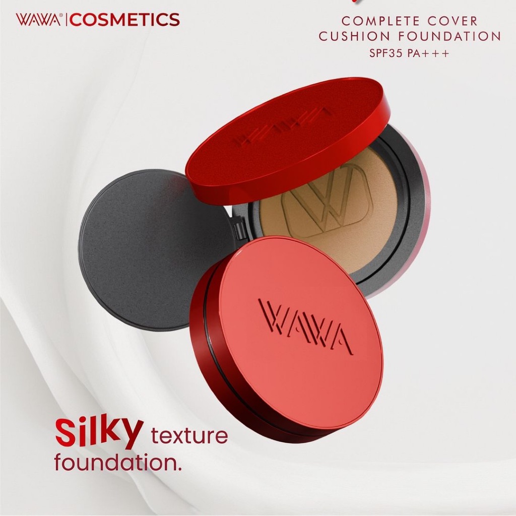 WAWA COSMETICS COMPLETE COVER CUSHION FOUNDATION / WAWA CUSHION FOUNDATION | Shopee Malaysia