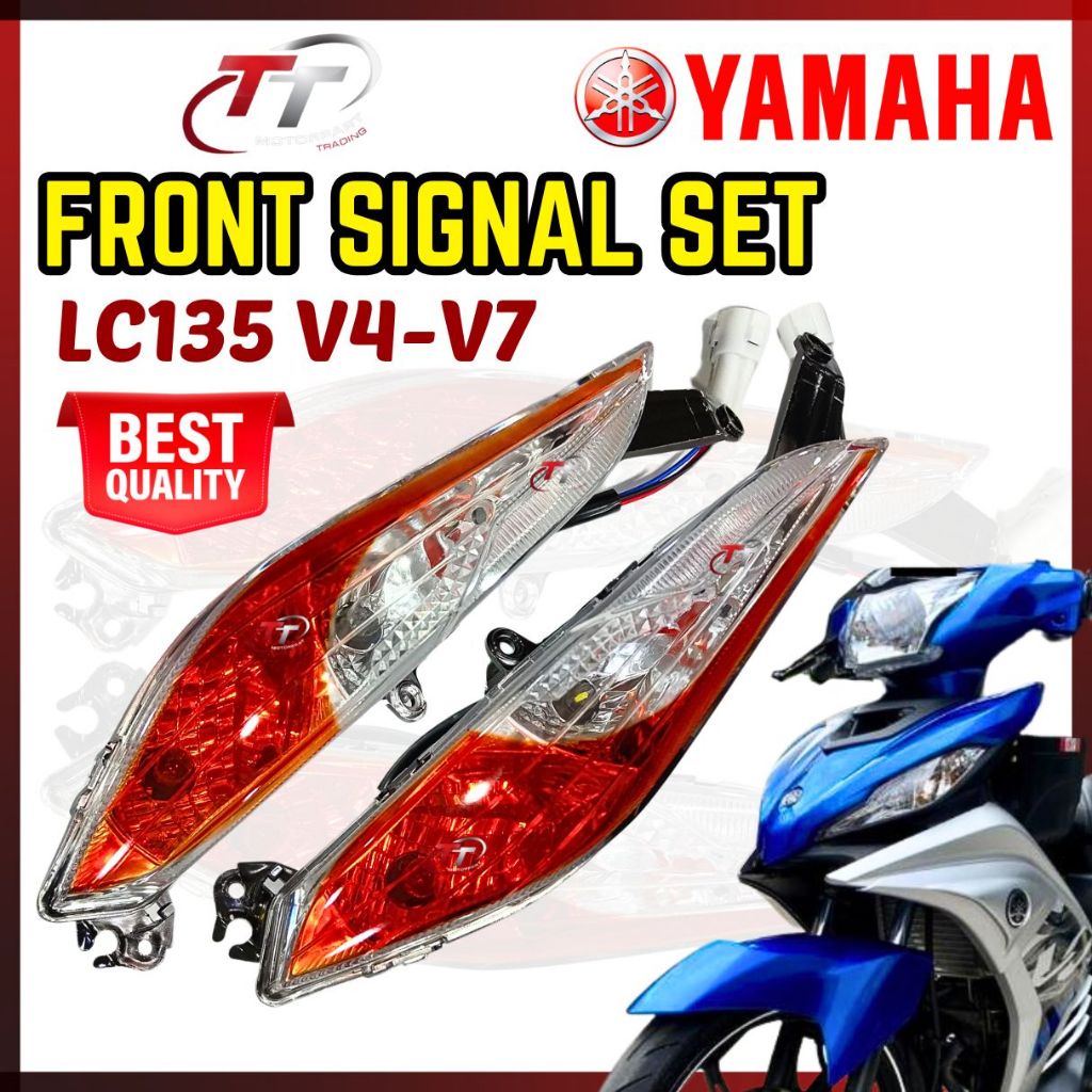 135LC LC135 V4 V5 V6 V7 LC 135 Front Signal Set T10-BULB Light Left Right Lampu Lamp Dada ...