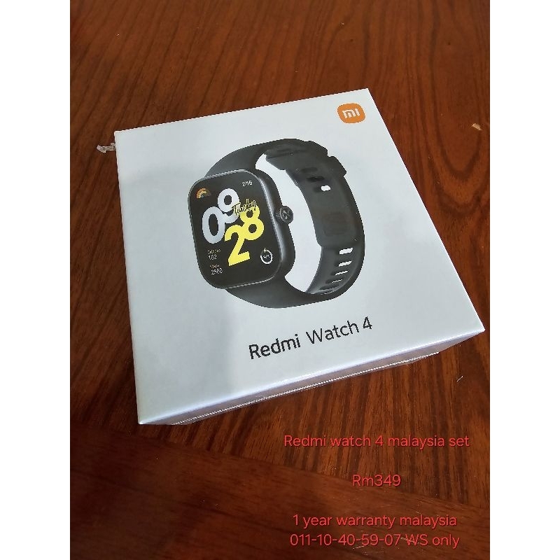 new sealed box Redmi watch 4 Malaysia set Global version (COD RM300 ...