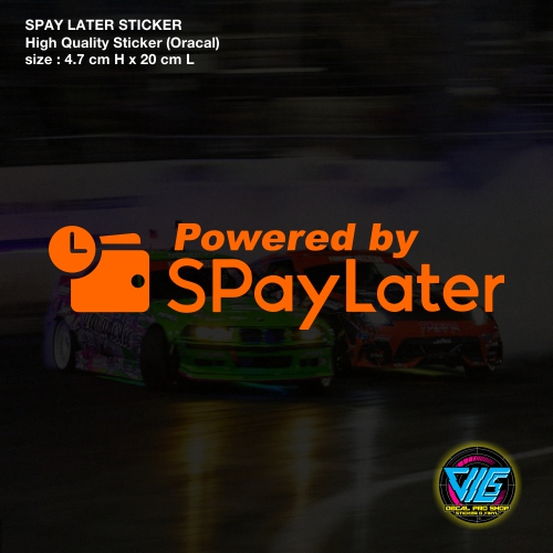 SPAY LATER POWER Logo Sticker / Decal (High Quality Sticker) | Shopee ...