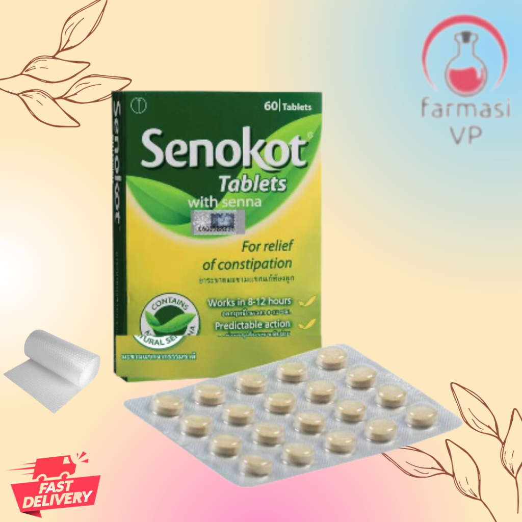 Senokot Tablets - For relief of constipation 20's | Shopee Malaysia