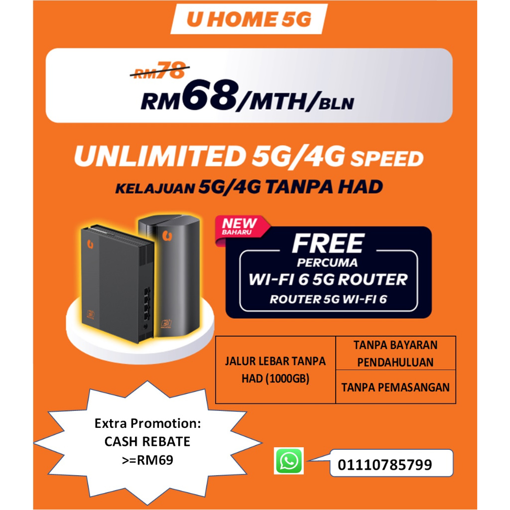 U Mobile Wireless Broadband 5G/4G | Shopee Malaysia