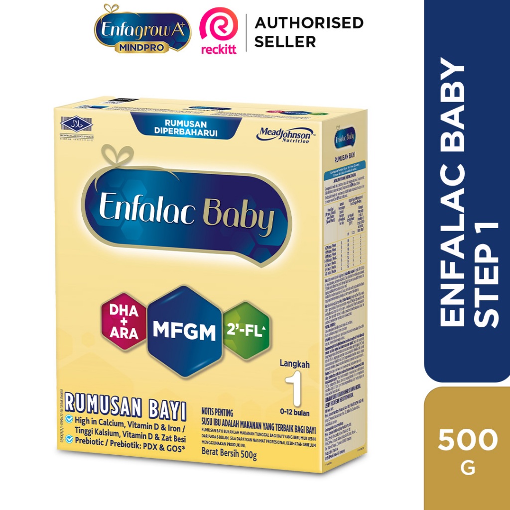 Enfalac Baby Step 1 - 500g Susu Milk Formula Powder | Shopee Malaysia