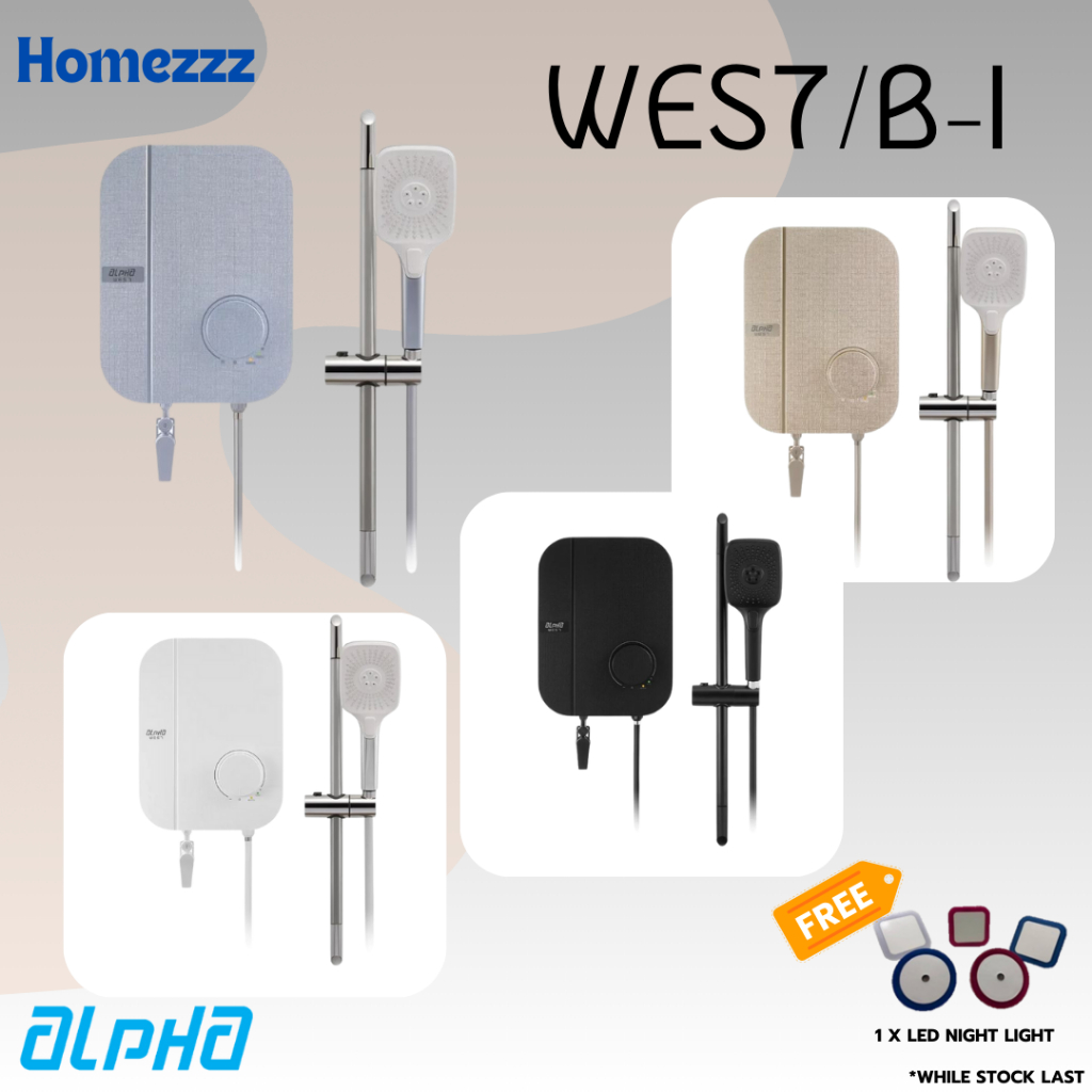 ALPHA - WES7/B-i Instant Water Heater (DC Pump) | Shopee Malaysia