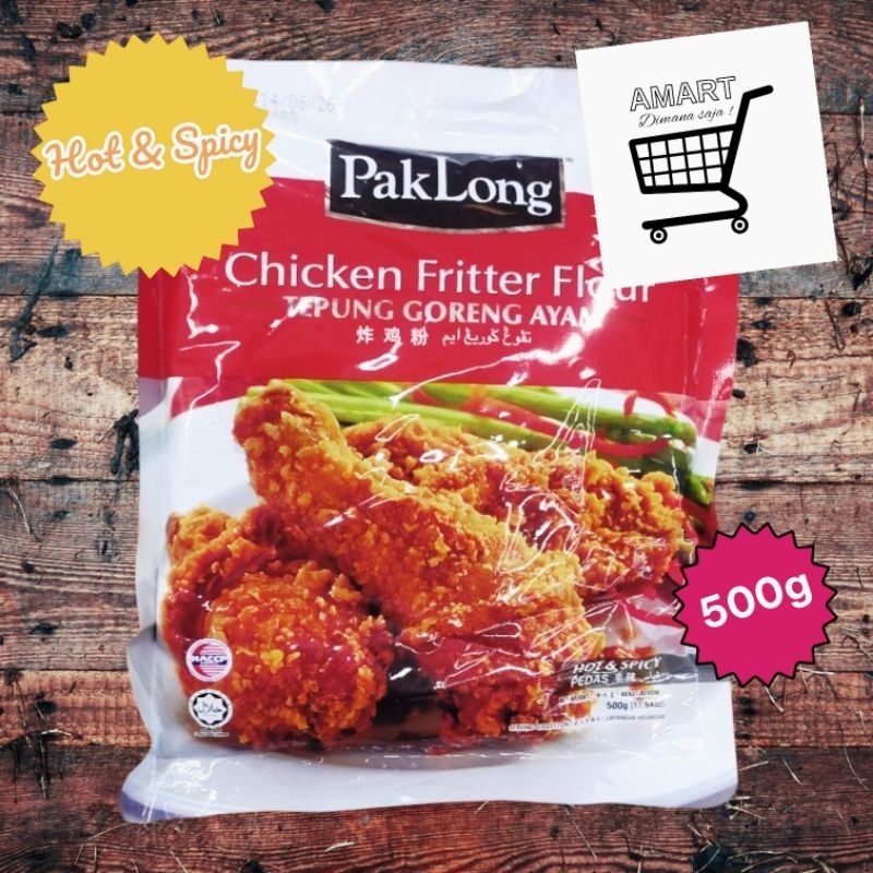 Tepung goreng ayam Pak Long (500g) | Shopee Malaysia