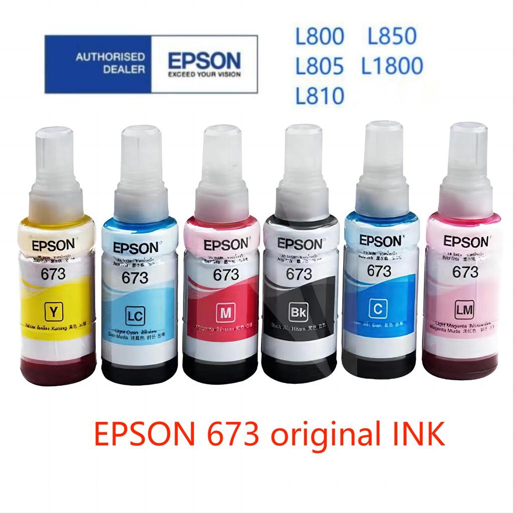 Original Epson 673 T673 6731, 6732, 6733, 6734 Series For Printer L800 ...