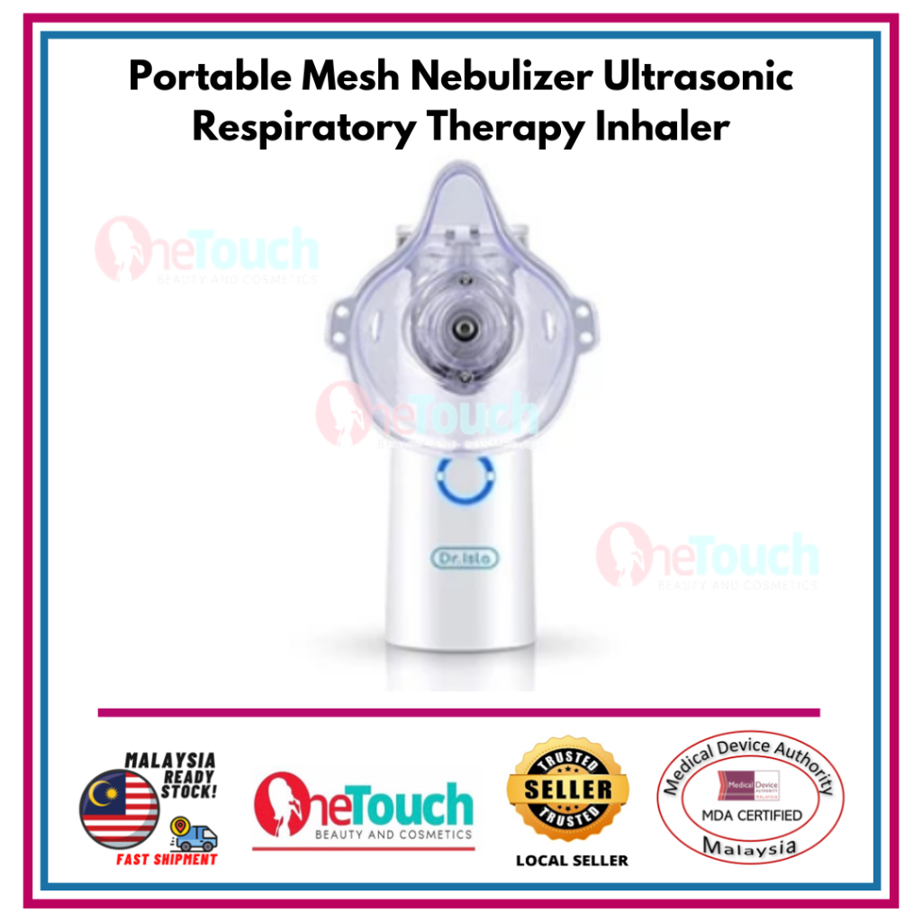 PORTABLE MESH NEBULIZER ULTRASONIC RESPIRATORY THERAPY INHALER | Shopee ...