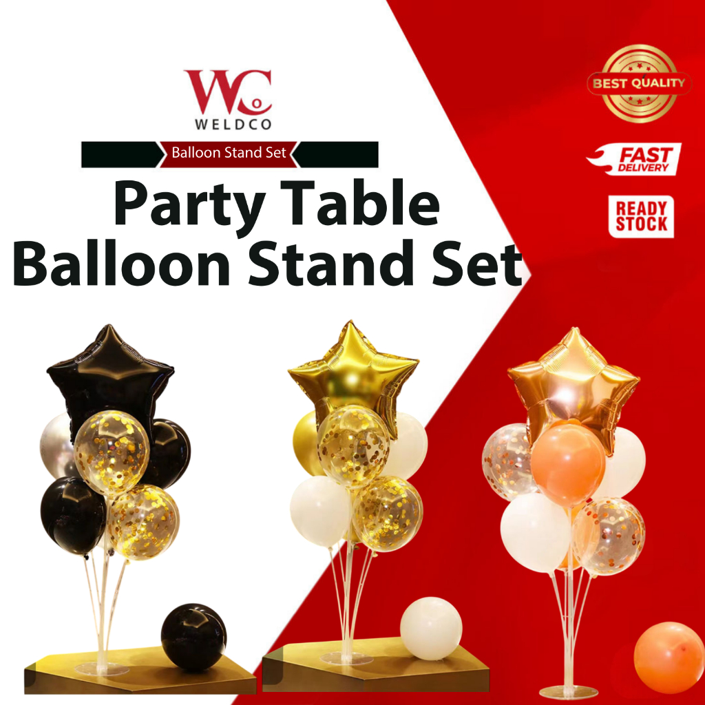 [SHIP IN 24 HRS] Party Balloons Table Stand Set / Party Deco / Wedding ...