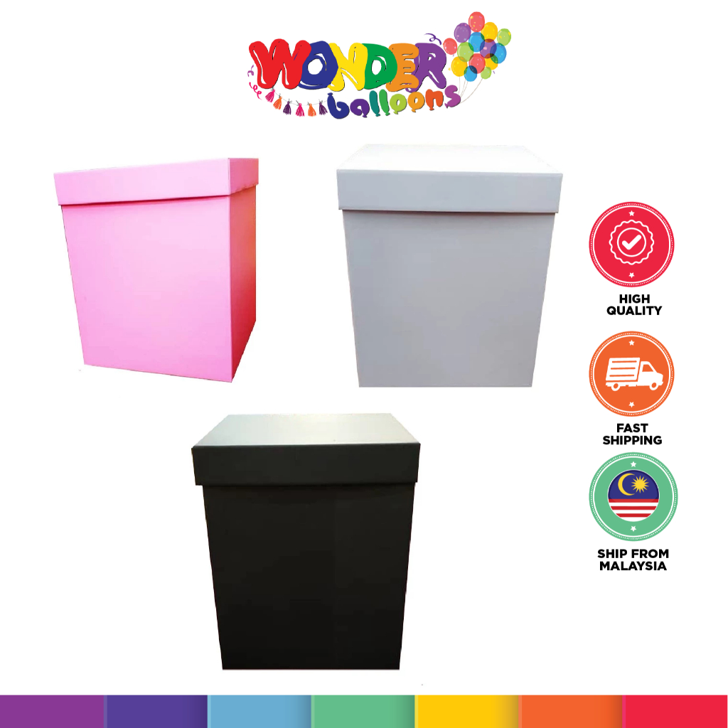 PLAIN BALLOON SURPRISE BOX - LARGE | GIFT SURPRISE BOX PALING BESAR | 1 ...