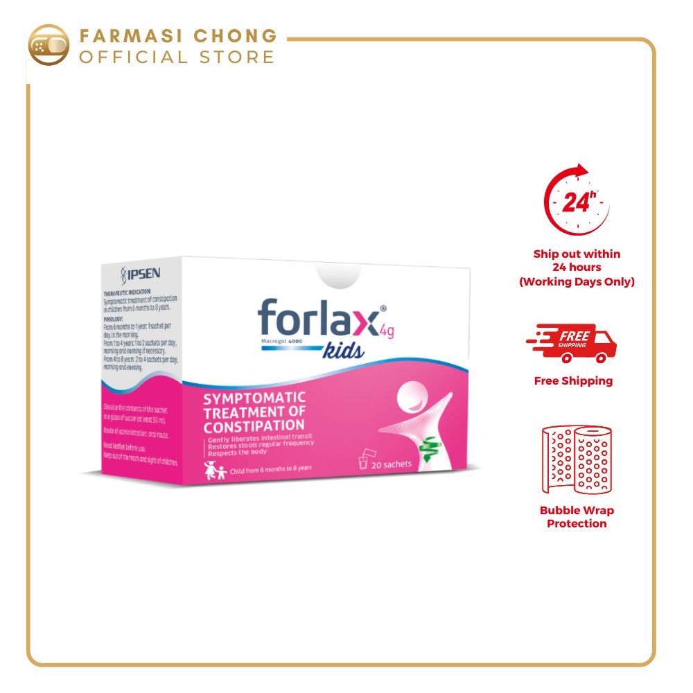 Forlax Kids Powder 4g x 20s for Oral Solution (Exp: 5/2026) | Shopee ...