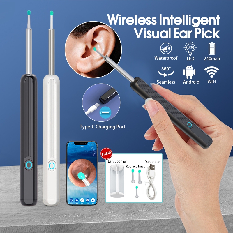 [ ready] ear cleaner led light HD Smart Visual Ear Spoon Visual ...
