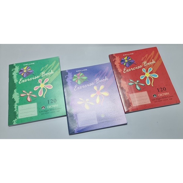 CROWN 120 DELUXE EXERCISE BOOK CD1206 | Shopee Malaysia