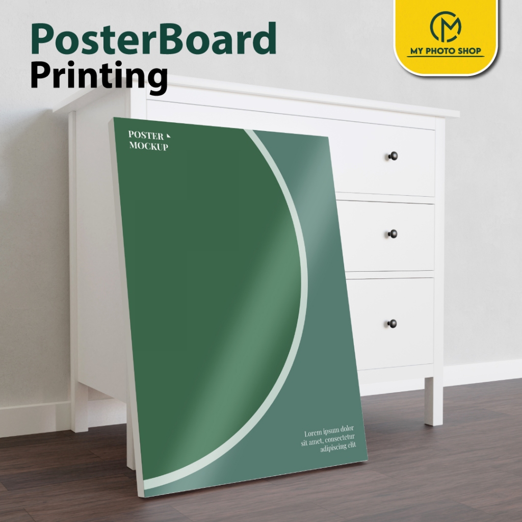PosterBoard - Photo with Lamination + Wood Frame | Gambar Poster Dengan ...