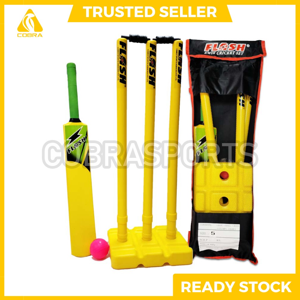 HARIMAYA/FLASH Kwik Cricket Set (Single) | Shopee Malaysia