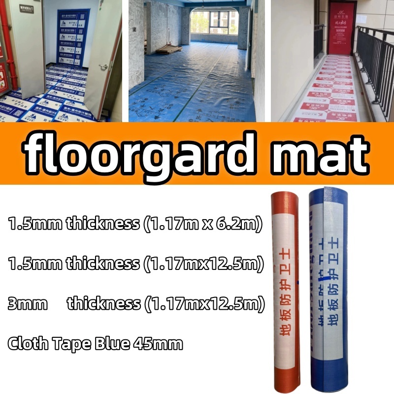 Floorgard Mat 1.5mm 3mm Underlay for Interlocking Flooring SPC Flooring ...