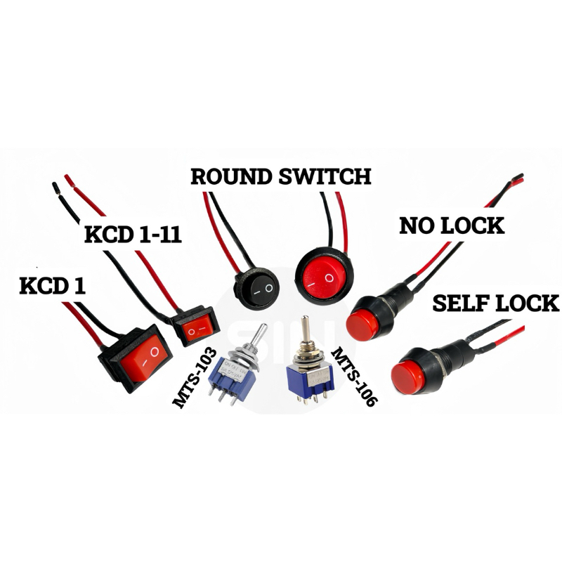 Rocker Switch Round Switch Toggle Switch Push Button KCD1/KCD1-11 ...