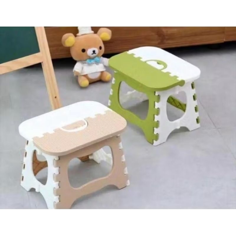 Extra Thick Folding Step Stool Foldable Plastic Stool Portable Kid ...