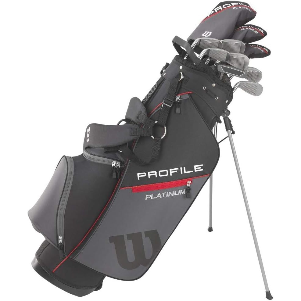 WILSON Men's Profile Platinum Complete Golf Club Package Set - Right ...