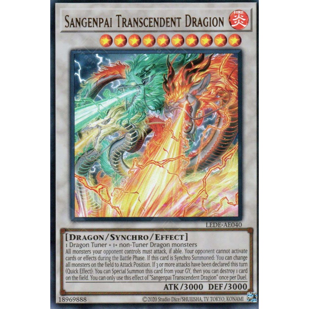 LEDE-AE040 Sangenpai Transcendent Dragion (UR) | Shopee Malaysia