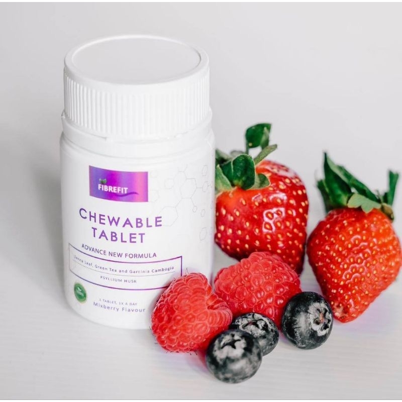 FIBREFIT CHEWABLE SLIMMING FRUITY TABLET KURUS DENGAN MUDAH DETOX ...