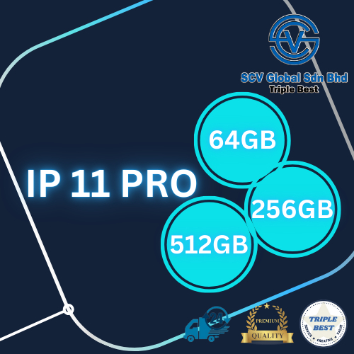 (Scv) - (Phone) Used 11P (One months Warranty) Warranty by Scv Global - (Full Set Accessories ...