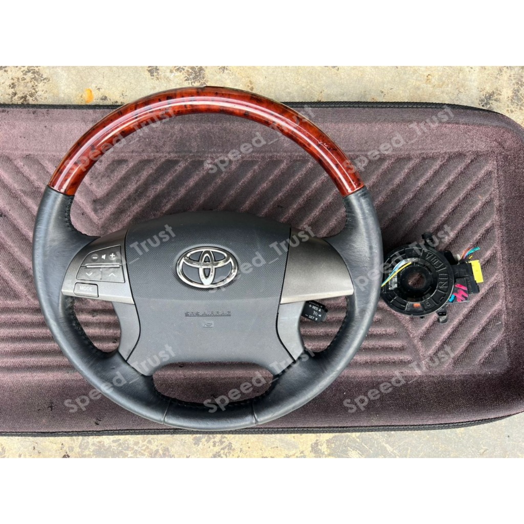 JDM Original Steering Stereng Wheel Wooden Audio Button Auto Cruise ...