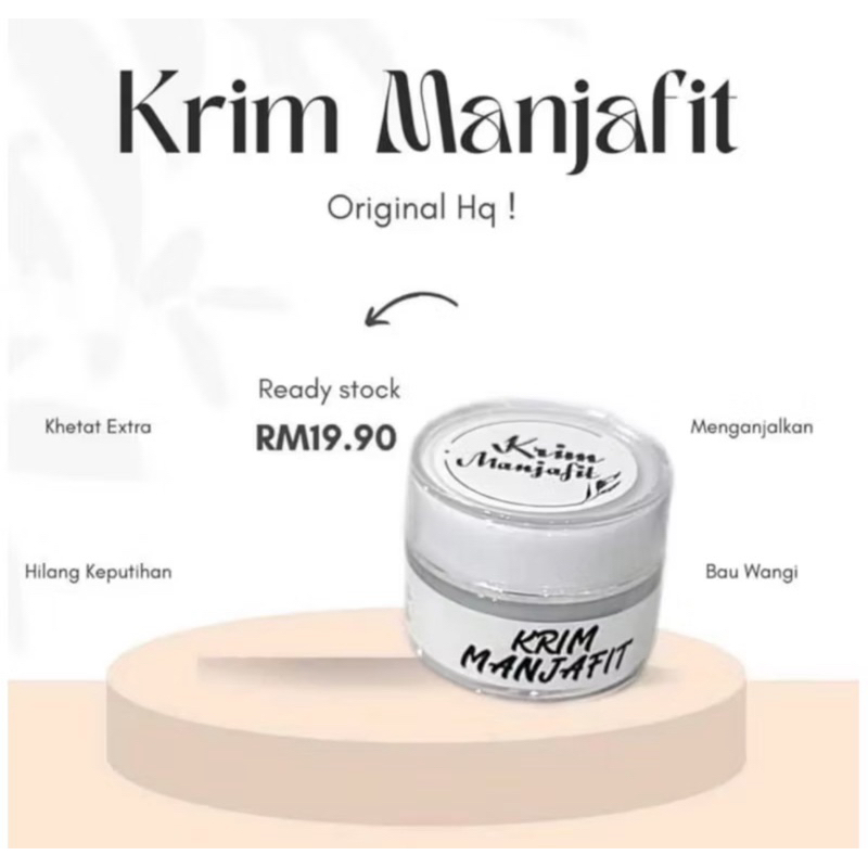 Original💯💕Krim ManjaFit- Manjakani Perapat Wanita | Shopee Malaysia