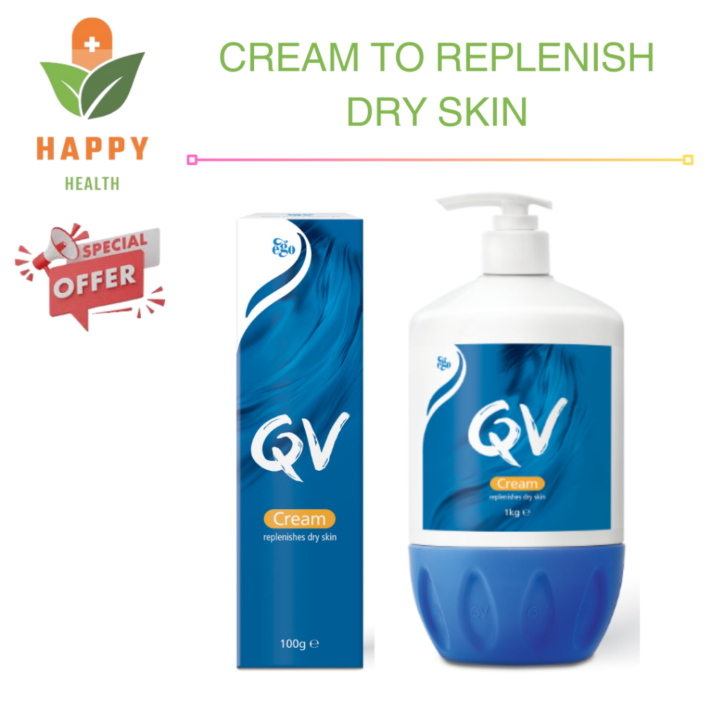 QV CREAM 100G | 1KG - To Replenish Dry Skin | Shopee Malaysia