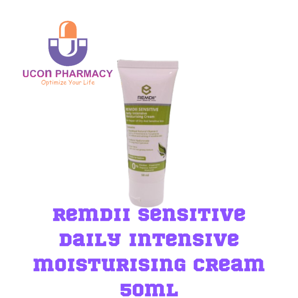 REMDII sensitive daily intensive moisturising cream (50ml) | Shopee ...