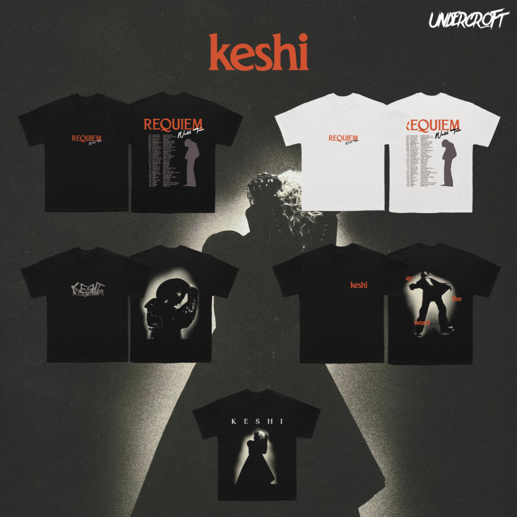 KESHI Requiem Tour Merchandise Shirt Collection by Undercroft | Shopee ...