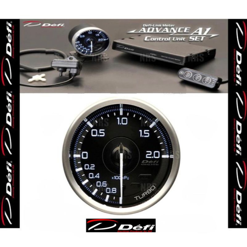 Defi ADVANCE A1 Control Unit SET consists of ADVANCE A1 turbo gauge 60m ...