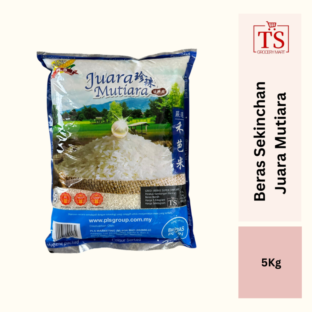 Beras Sekinchan - Juara Mutiara - 适耕庄珍珠禾芭米 - 5KG | Shopee Malaysia