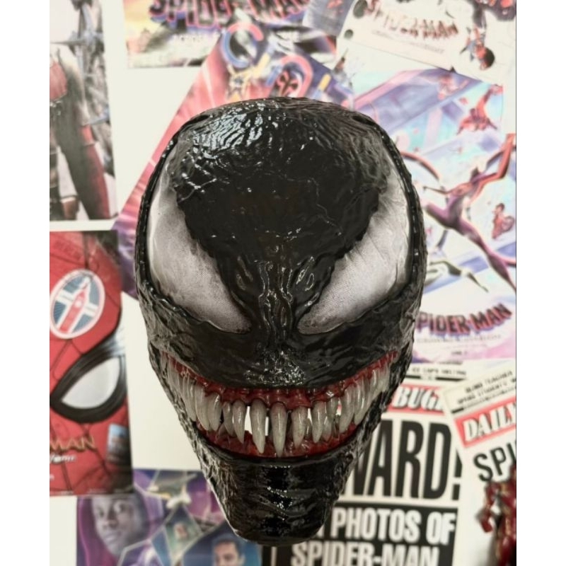 venom mask cosplay mouth can be open | Shopee Malaysia