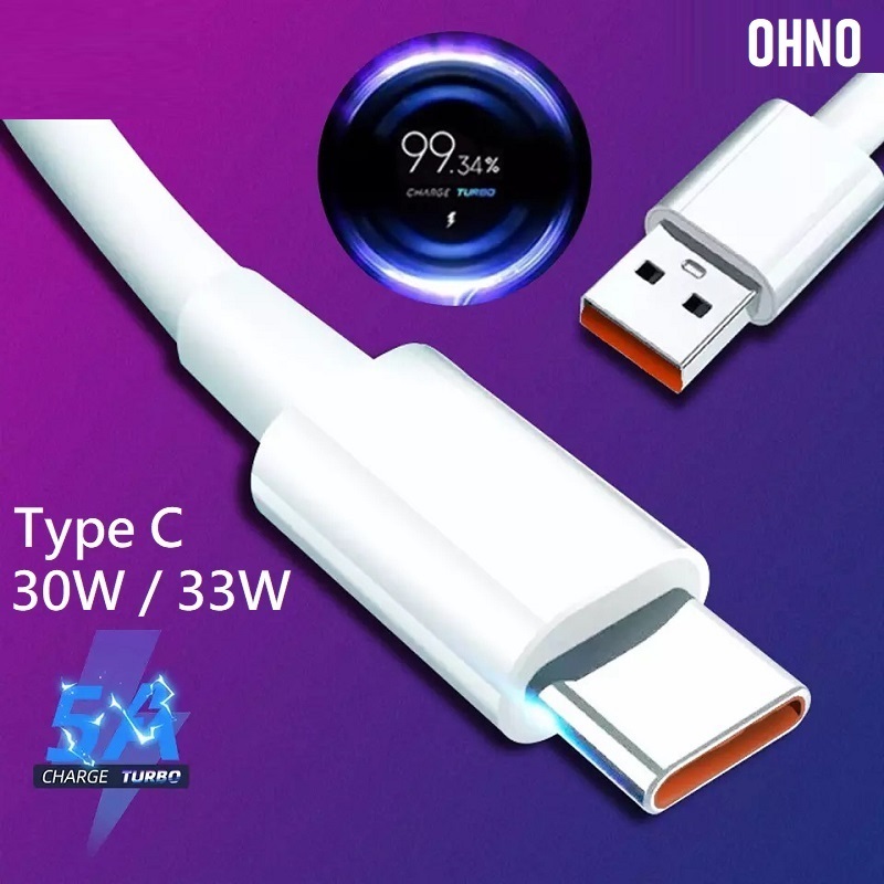 Type C 5A Turbo Fast Charge Cable 30W / 33W / 67W Turbo Charging ...