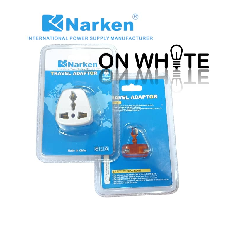 NARKEN UK 3 PIN UNIVERSAL TRAVEL ADAPTOR PLUG | Shopee Malaysia
