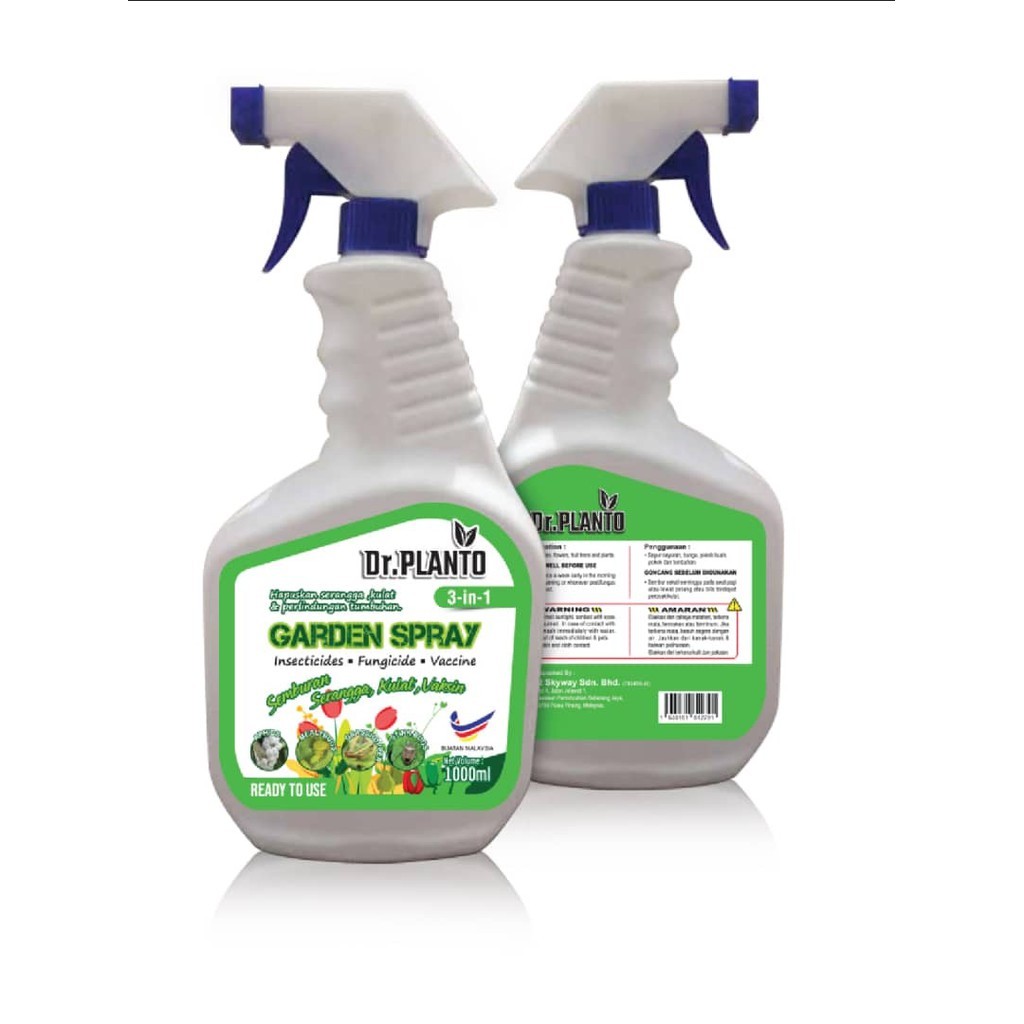 Dr.Planto 3-in-1 Insecticides, Fungicide, Vaccine (1 Litre) Green Plant ...