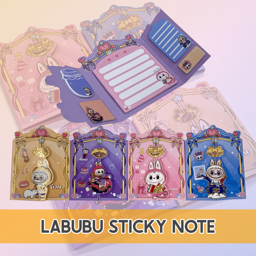 LABUBU Wardrobe Sticky Note LABUBU双开门便利贴 | Shopee Malaysia