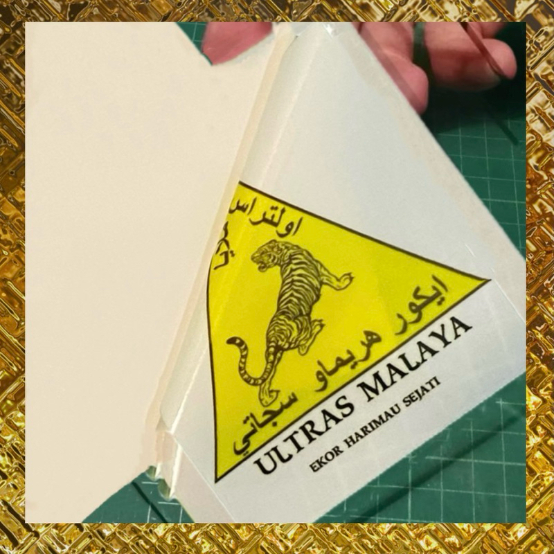 MALAYSIA Ekor Harimau Sejati Sticker ( Supporter Harimau Malaya ...