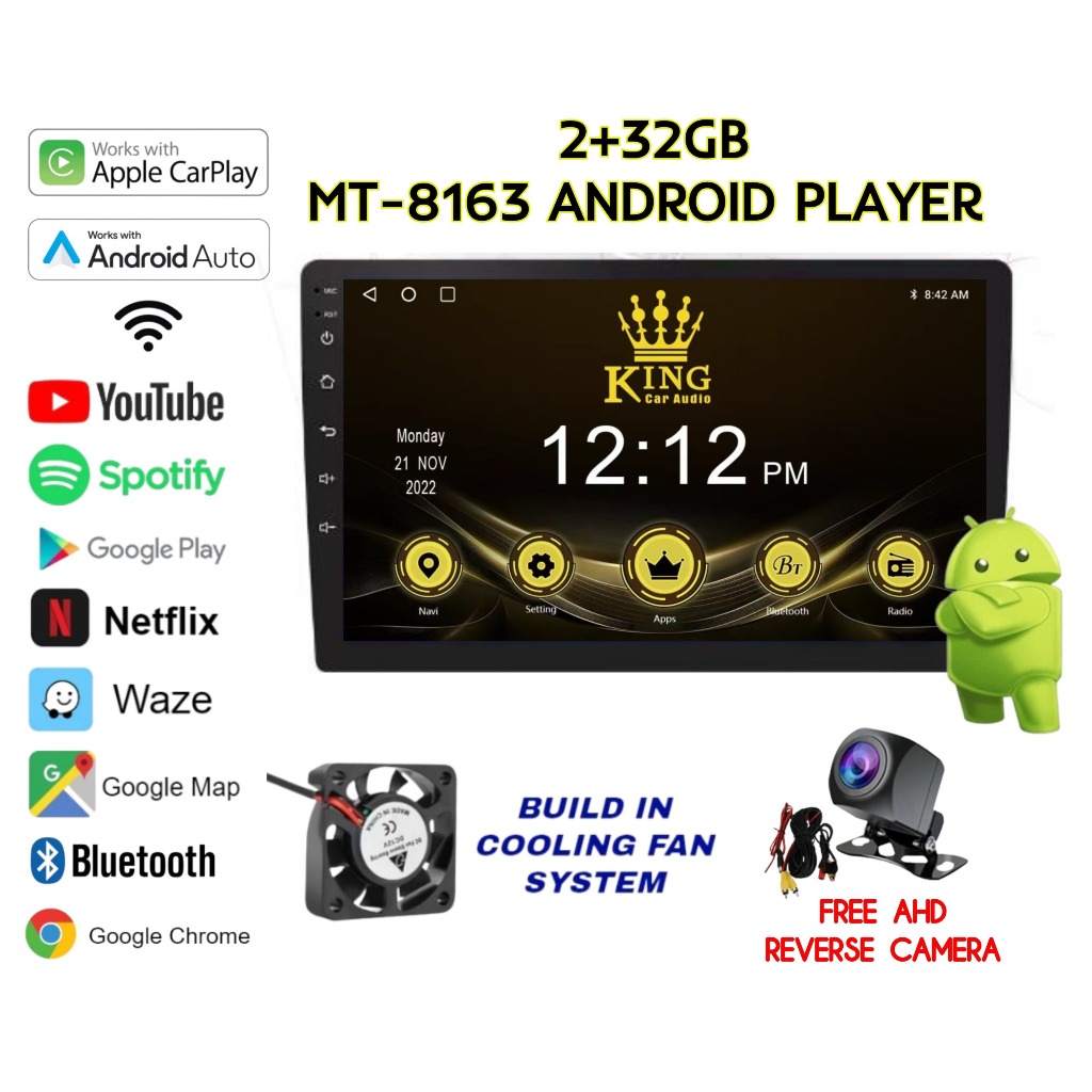 (Cooling Fan System) 1 Year Warranty NEW Upgraded Processor MT-8163 2GB ...