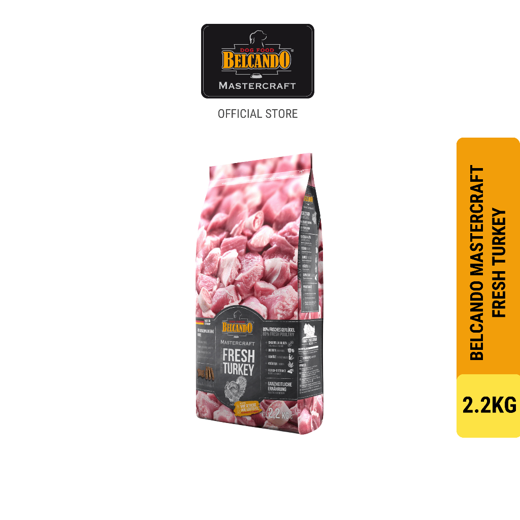 Belcando Mastercraft Dog Dry Food - Fresh Turkey (2.2KG) | Shopee Malaysia