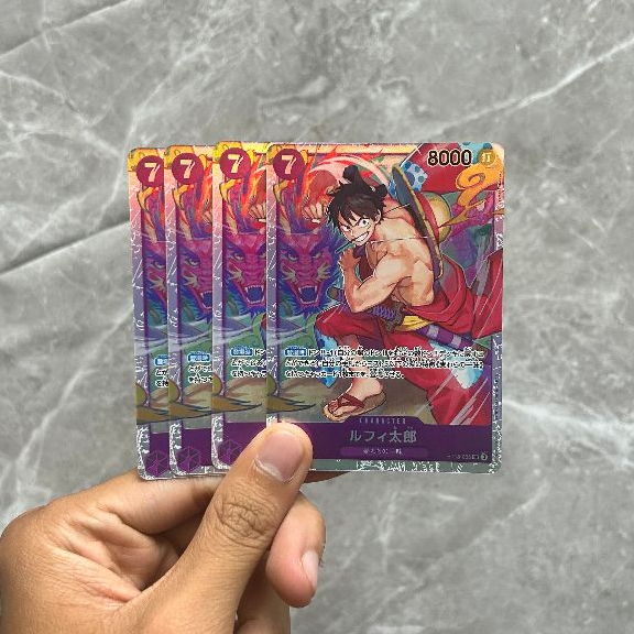 ONE PIECE TRADING CARD GAME - Luffy-Tarou (SR)(ST18-005)(Purple Monkey D. Luff)(ST18)(PURPLE ...