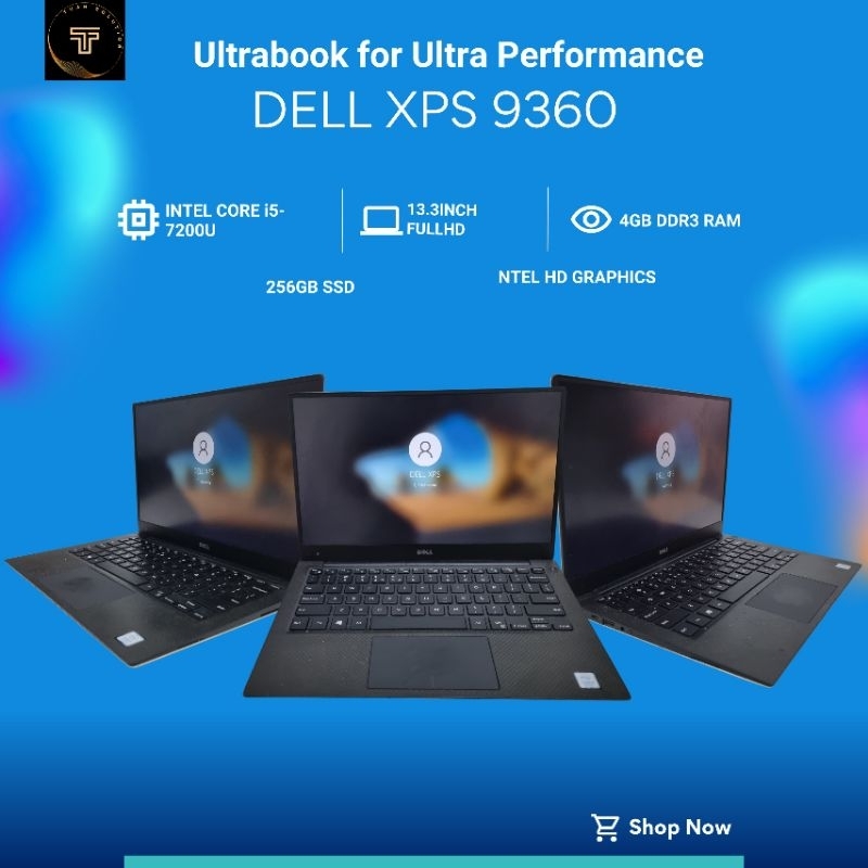 DELLL XPS 9360 (PREMIUM LAPTOP) | Shopee Malaysia
