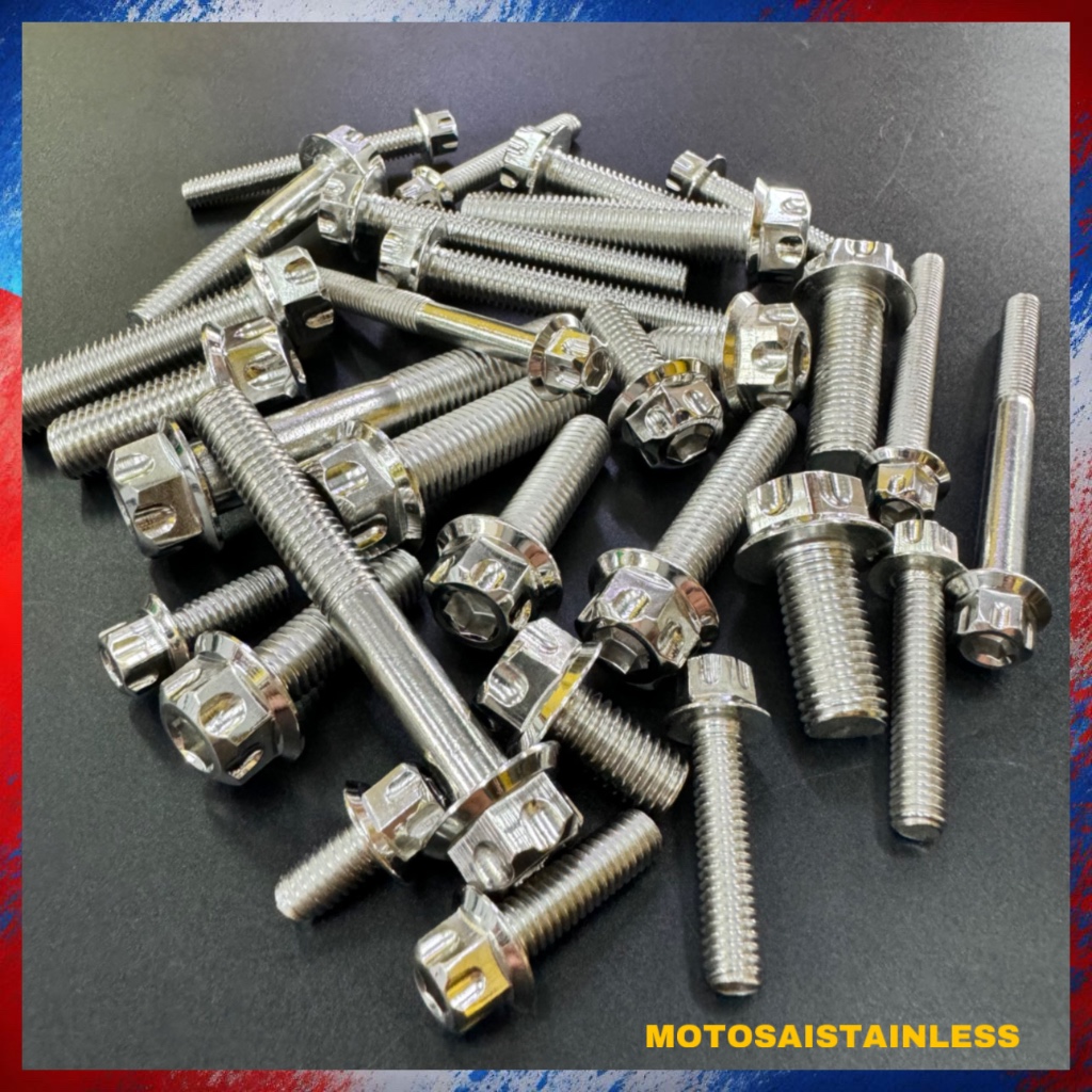 🇲🇾🔥🇹🇭 SKRU CHROME UNIVERSAL HENG THAILAND SAIZ 10 12 14 🇹🇭🔥🇲🇾 SCREW ...